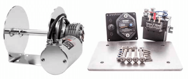 Lone Star Marine GX3 Drum Winch - Quality Marine Electronics