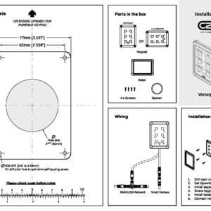 CZone Waterproof Keypad - Quality Marine Electronics